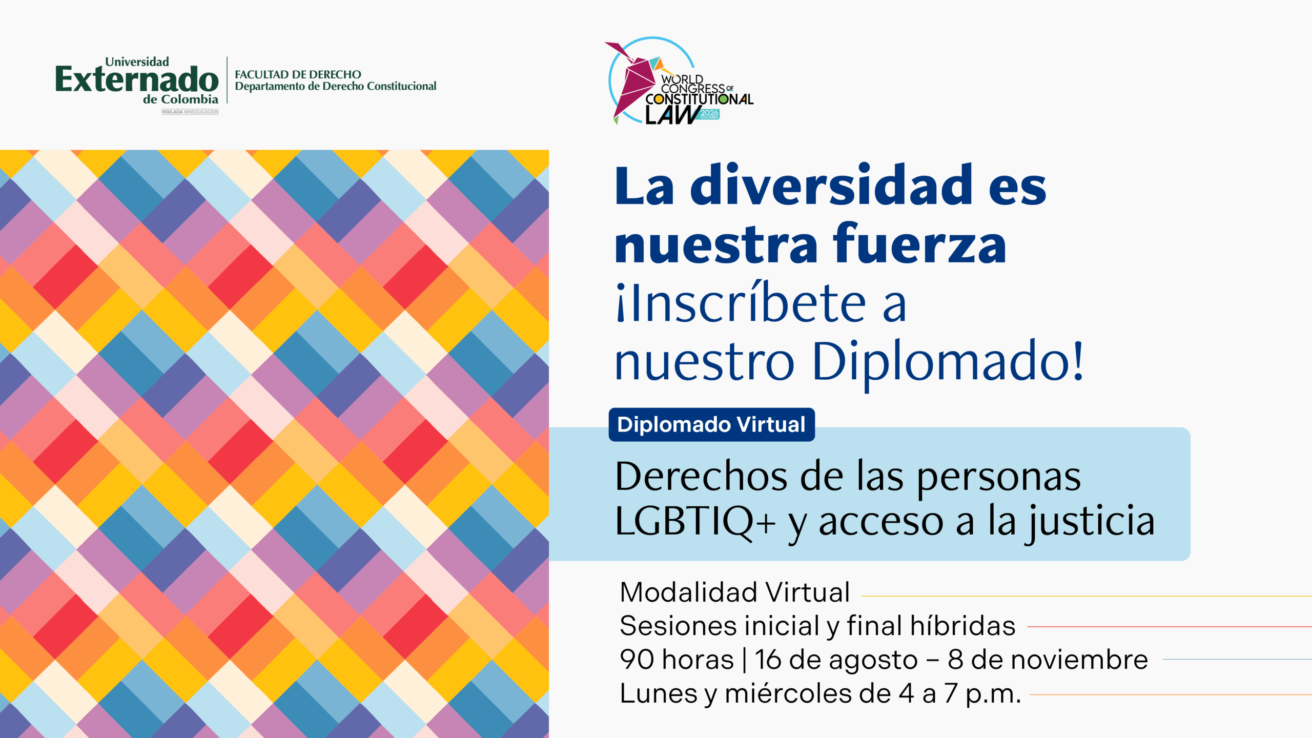 Diplomado en Derechos de las personas LGBTIQ+ y Acceso a la Justicia ...